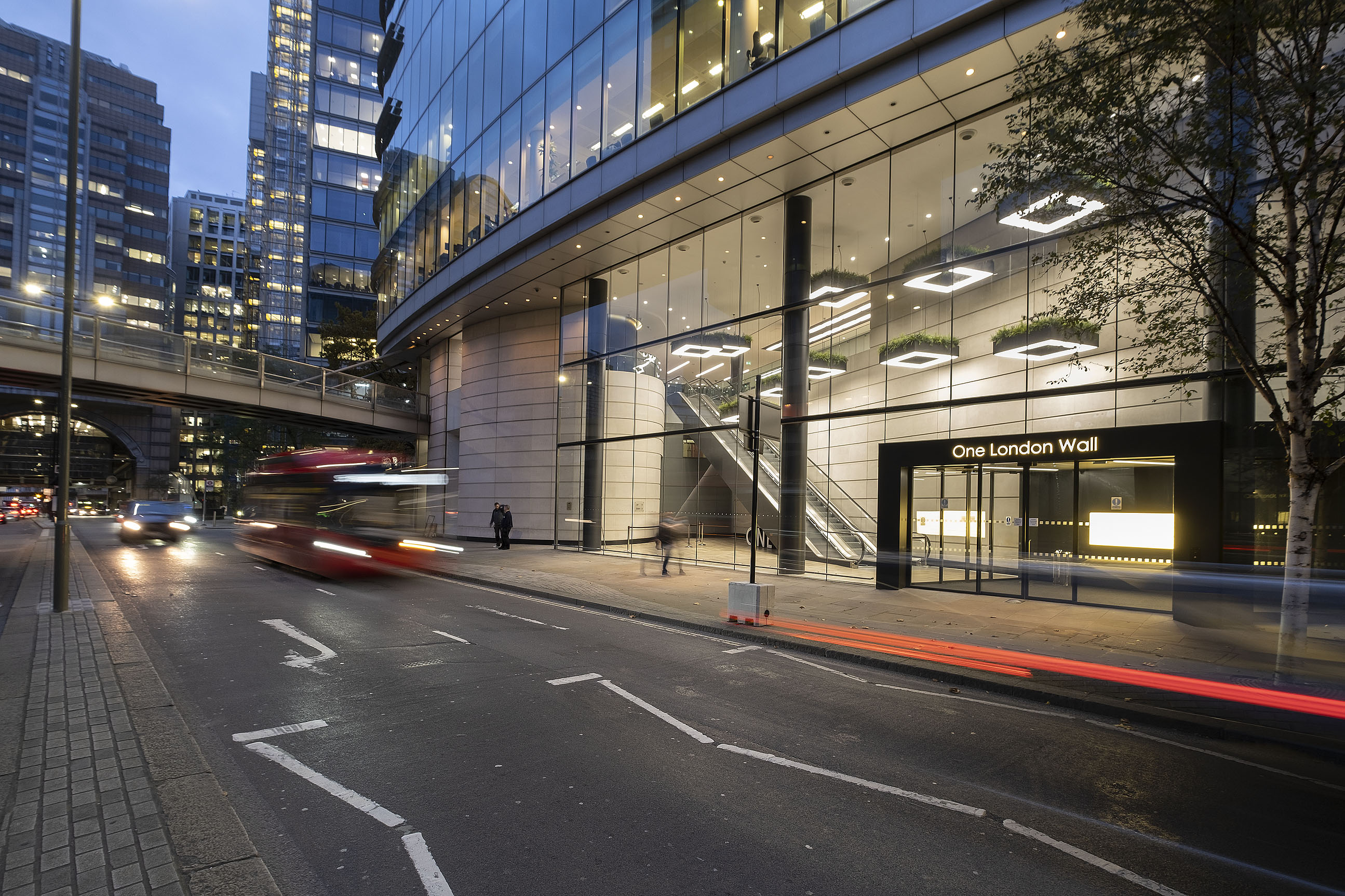 One London Wall Receptions | Collins Construction
