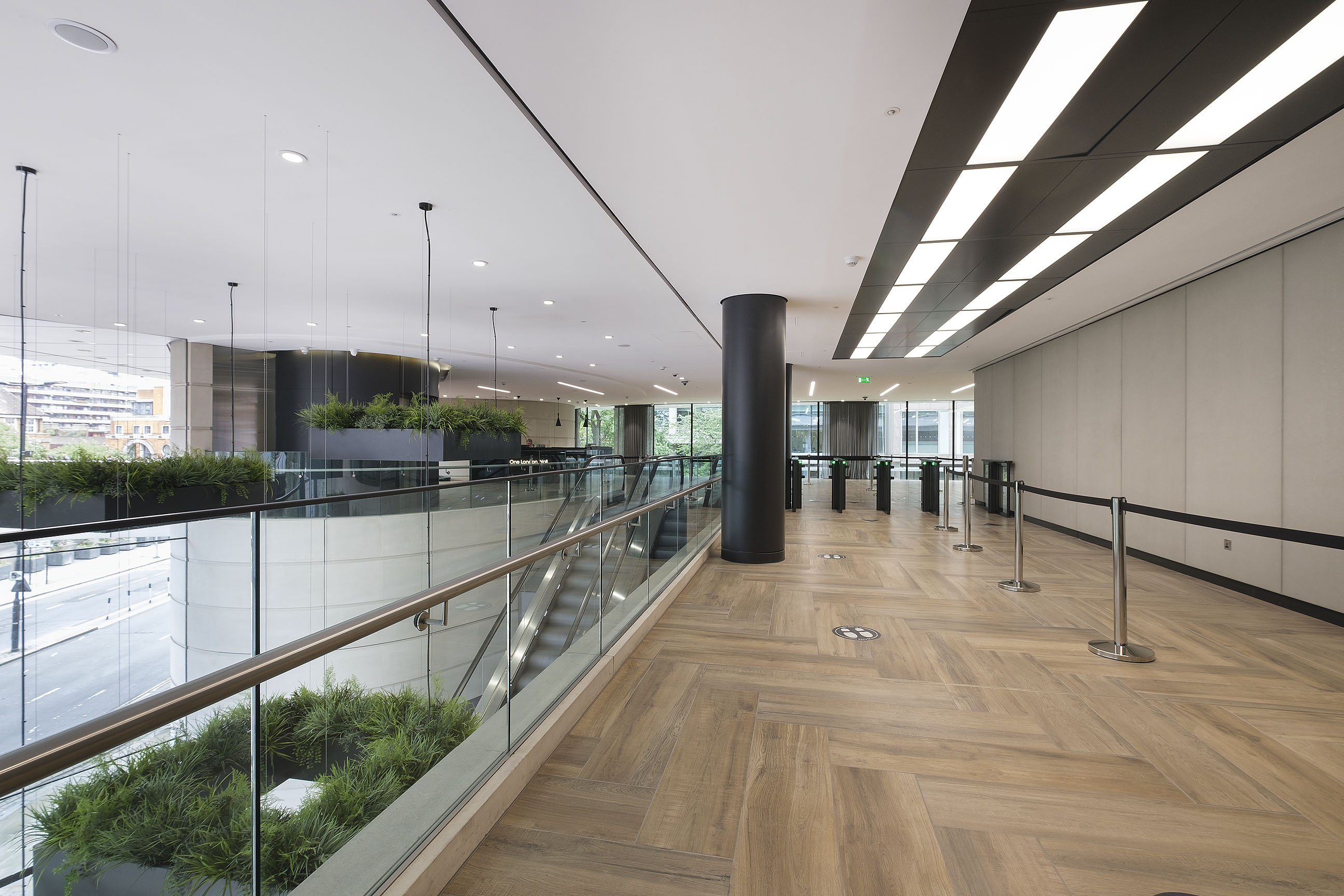 One London Wall Receptions | Collins Construction
