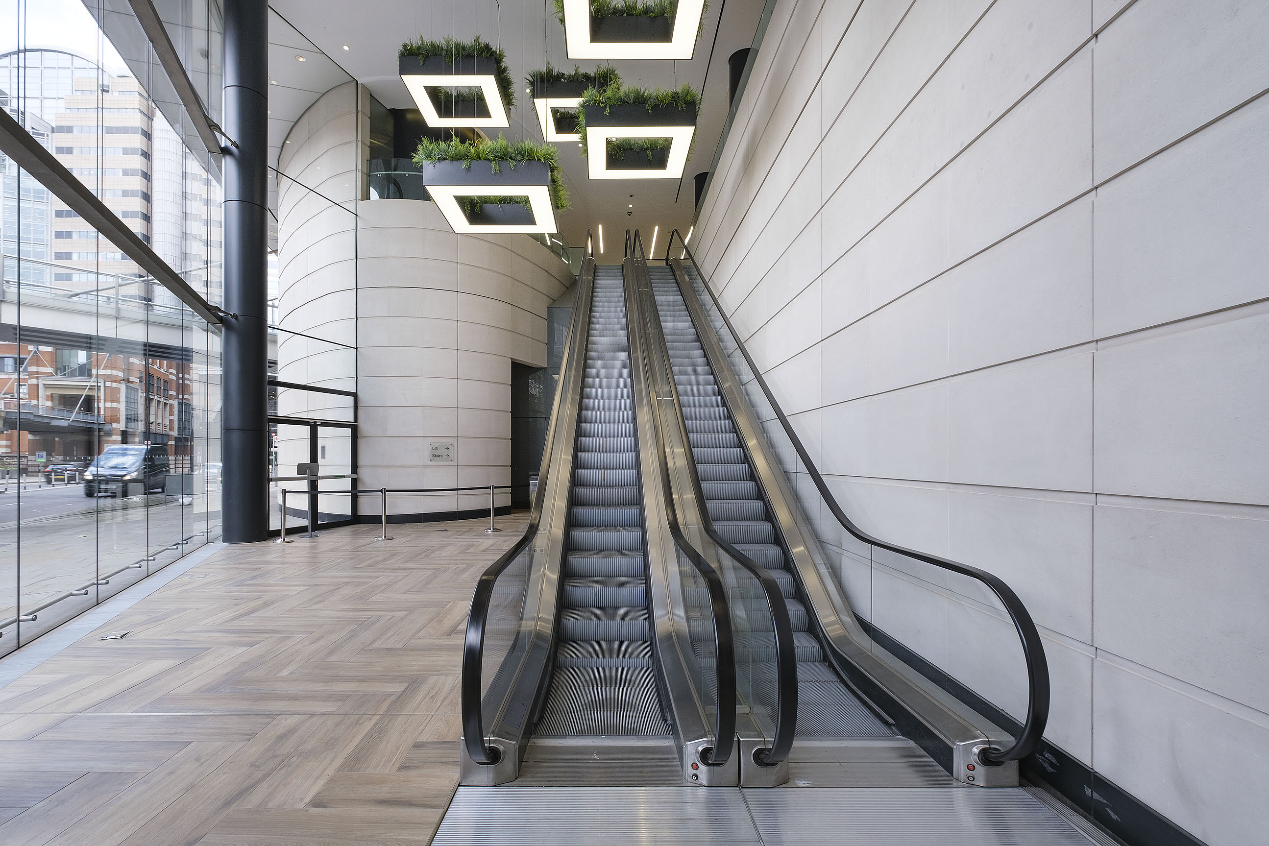 One London Wall Receptions | Collins Construction