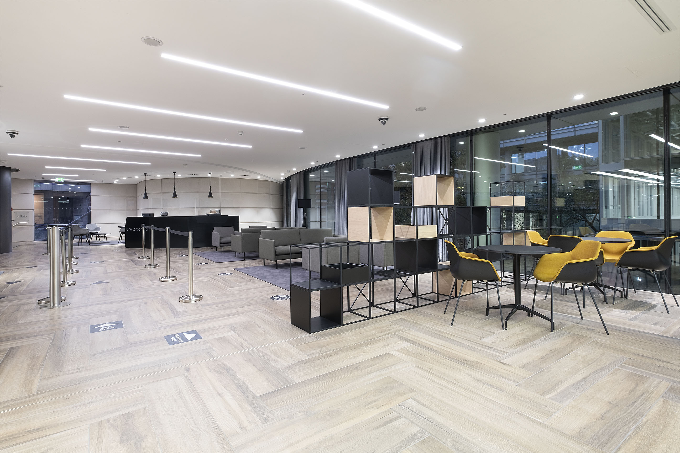 One London Wall Receptions | Collins Construction